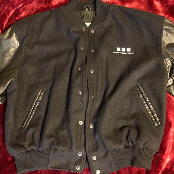 Burk’s Bay | Jackets & Coats | Burks Bay 0 Leather Wool Varsity Jacket ...